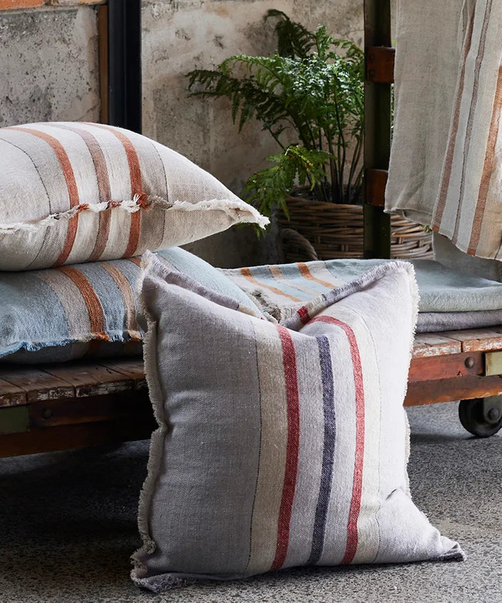 Herringbone Stripe Linen – Tussocks Homeware