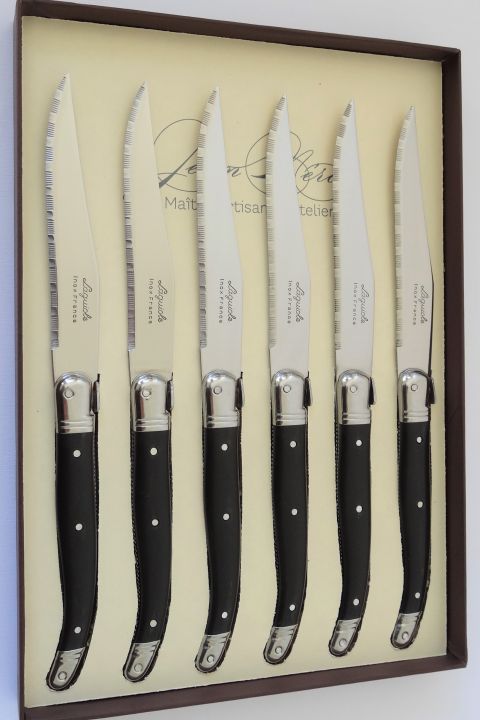 Laguiole French Stainless Steel Cutlery (Set 6) – Tussocks Homeware